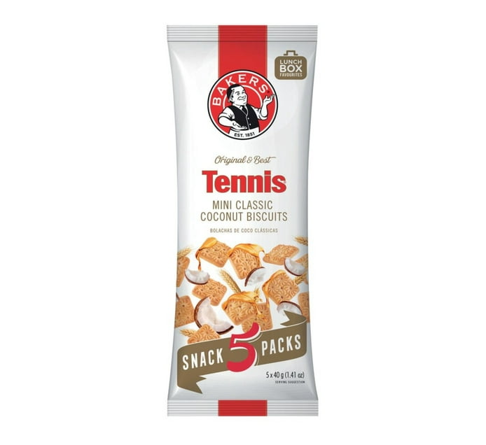 Someone’s in a Makro Bakers Mini Biscuits Multipack Tennis (5 x 40g) Mood