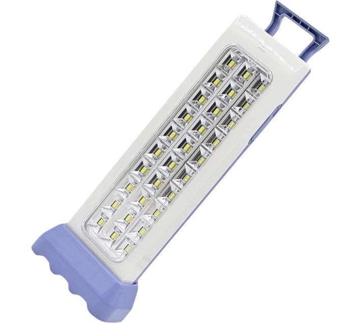 Generic LED Free Standing 18 hr Torch Emergency Light (White, Grey) | Makro