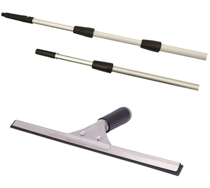 Better Buys Window Squeegee Head & Telepole E-Line Mop Head and Rod | Makro