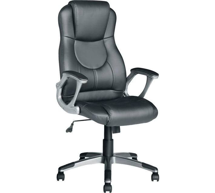NOVOGRACZ Elite Manager Chair - Premium Home & Office Chair - JET BLACK ...