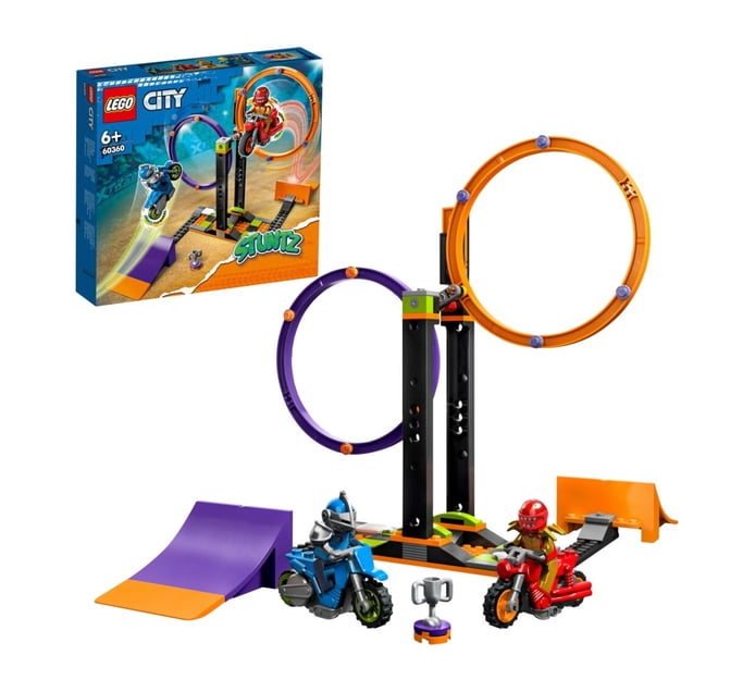 Someone’s in a Makro Lego Spinning Stunt Challenge Mood