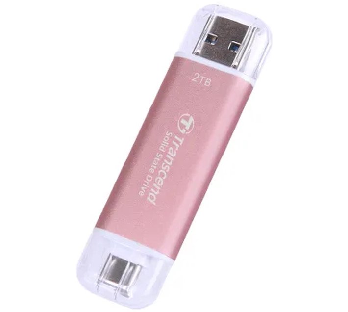 Transcend TS2TESD310P 2TB 10Gbps USB3.2 2 TB External Solid State Drive ...