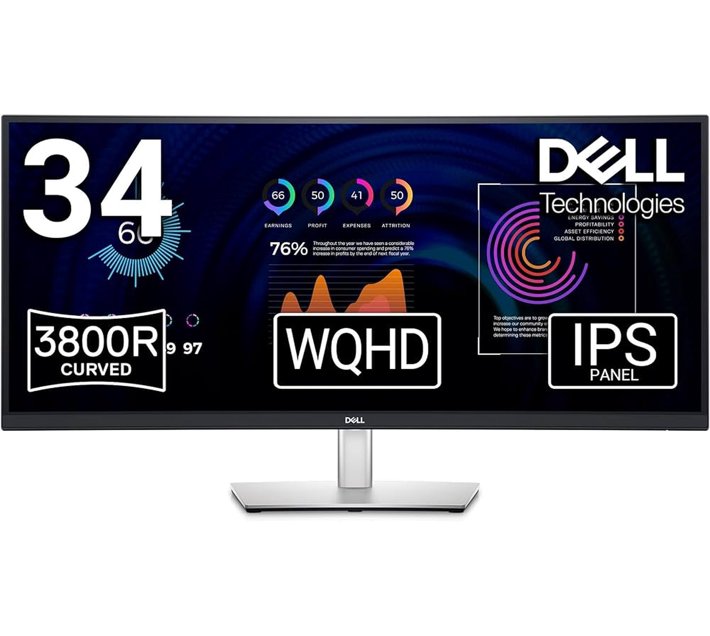 Dell 34 inch Curved UWQHD IPS Panel Home and Office Monitor (210-BGTY ...