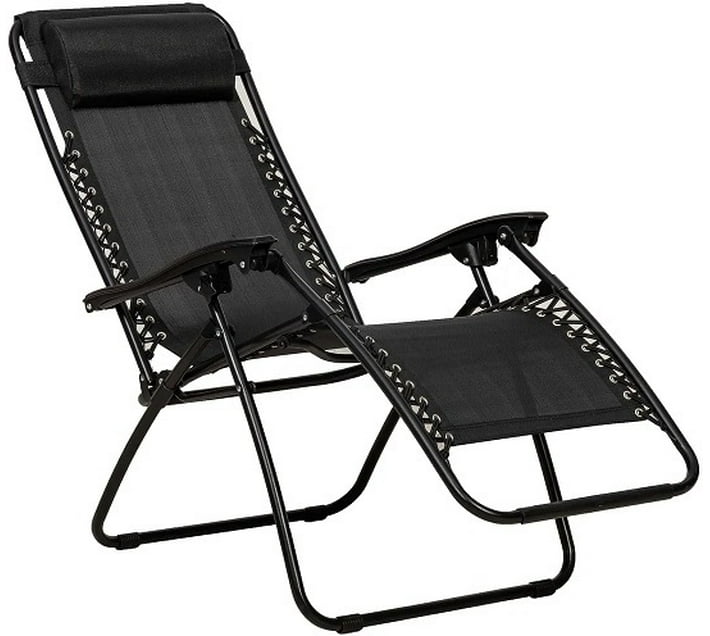 PressPlay Tech Foldable Outdoor Relaxing Chair Metal Folding Chair ...