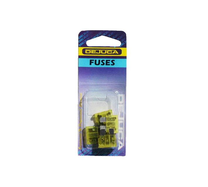 Dejuca - Fuse - Yellow - Blade - 20Amp - 5/Card - 8 Pack | Makro