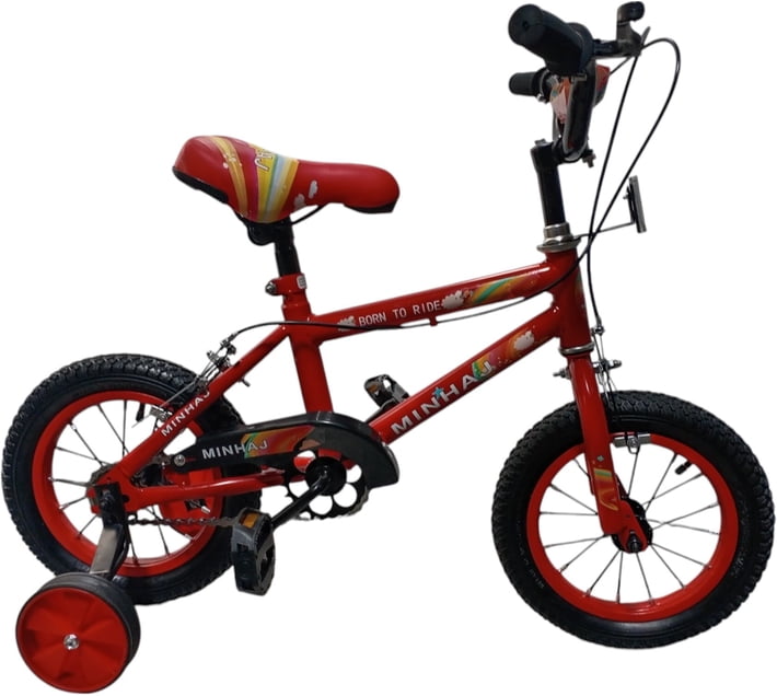 Minhaj Homeware 12" DUA Bicycle - Red 12 inch (Single Speed, Red) | Makro
