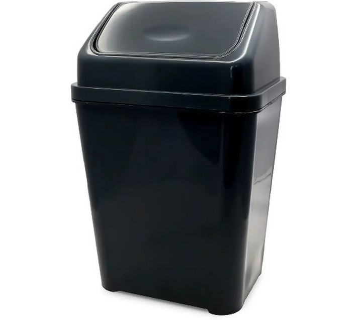 Bonz Unltd BON001092 Plastic Dustbin (Black) | Makro