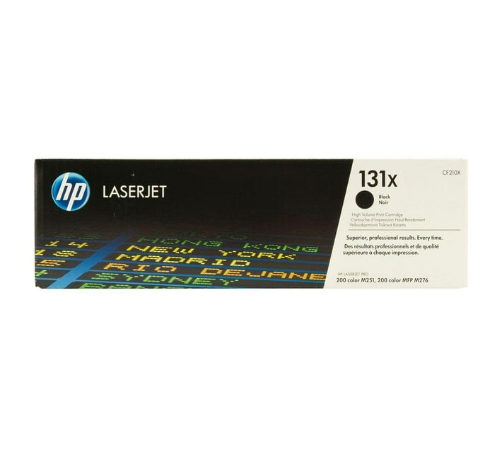 HP 131X High Yield Black Original LaserJet Toner Cartridge,2,400 pages ...