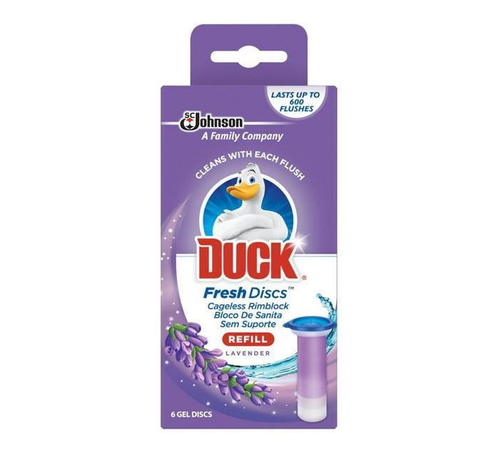 Buy Duck Fresh Discs Refill Lavender Gel Toilet Cleaner 6 Wipes in Bulk ...