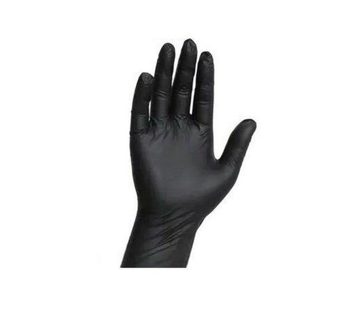 Premium Pure Nitrile Finger Textured Powder Free Gloves - Black - S | Makro