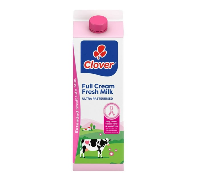 Buy Clover Ultra Pasteurised Full Cream Fresh Milk 2L in Bulk | Makro ...