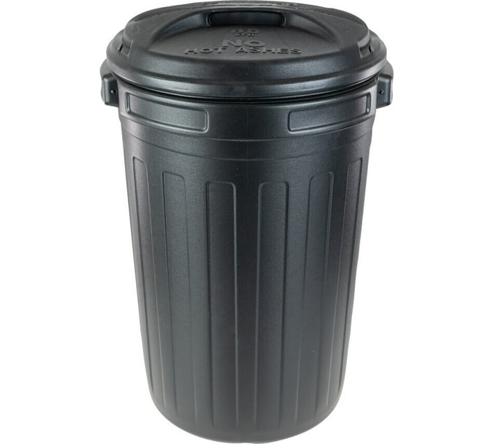 Kennedy KEN9079050K Plastic Dustbin (Black, Pack of 2) | Makro