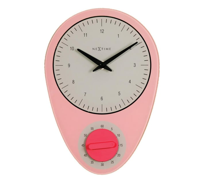 Someone’s in a Makro NeXtime 27.5cm Hans Glass Kitchen Wall Clock ...