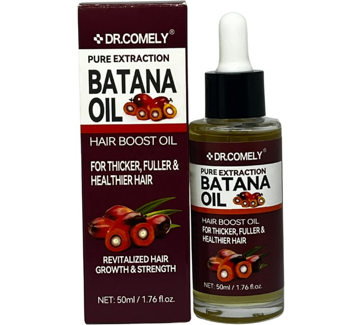 Dr Comely BATANA OIL HAIR BOOST OIL PURE EXTRACTION Hair Oil (50 ml ...