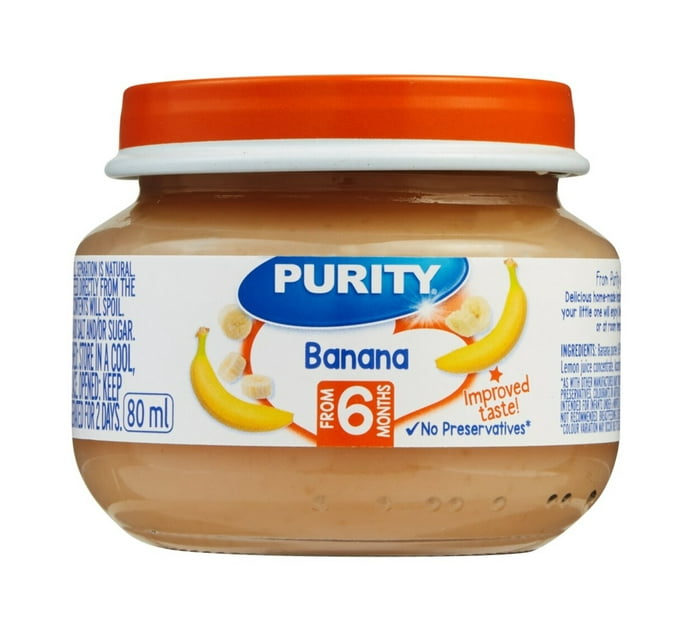 Purity 1st Foods Banana (24 x 80ml) | Makro