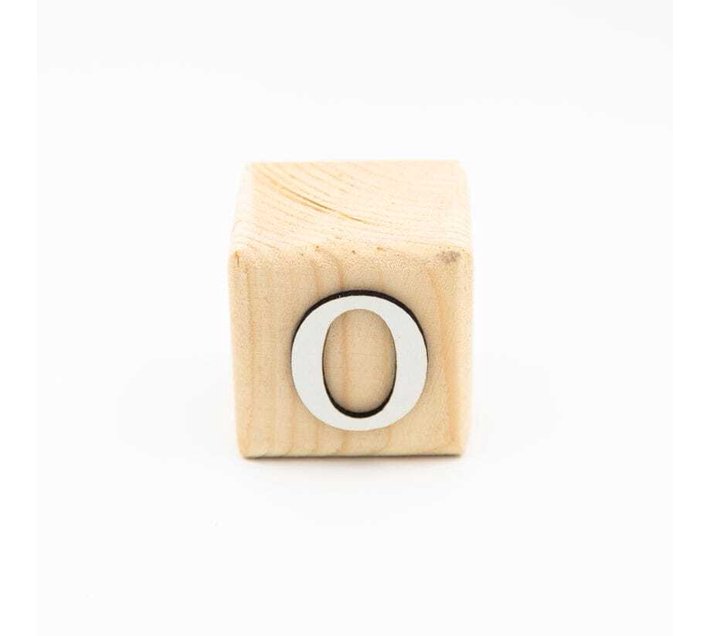 Wooden Alphabet Blocks(O) block construction Wooden Blocks (Beige) | Makro