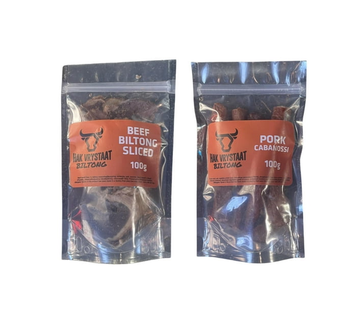 Someone’s in a Makro Beef Biltong 100g + Pork Cabanossi 100g Mood