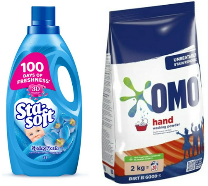 OMO Regular Hand Washing Powder 5kg,Sta-Soft Spring Fresh Fabric ...