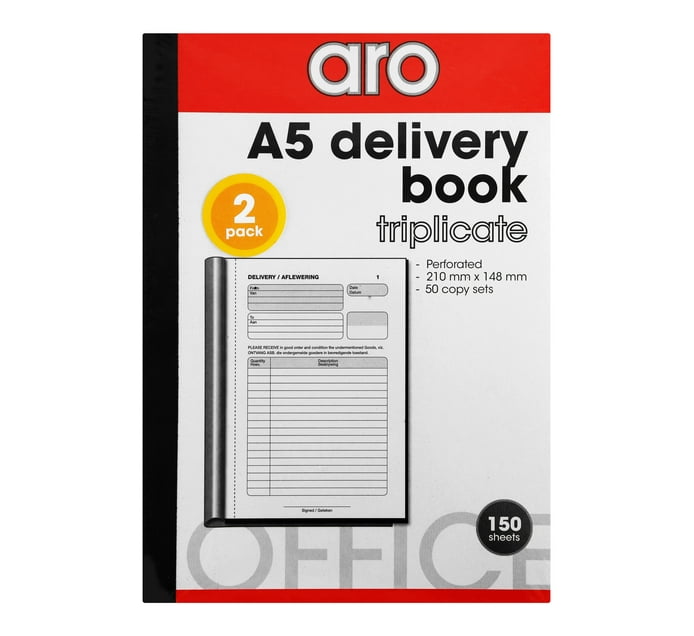Someone’s in a Makro ARO A5 Pen Carbon Delivery Triplicate Books 2-Pack ...