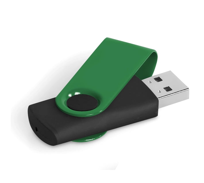 Someone’s in a Makro Axis Gyro Black Memory Stick - 4GB - Green Mood