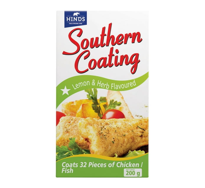 Buy Hinds Southern Coating Lemon & Herb (6 x 200g) in Bulk | Makro Business