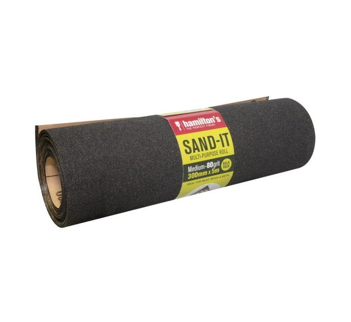 Hamilton's 300 mm x 5 m P80 Floor Sand Roll Value Pack | Makro