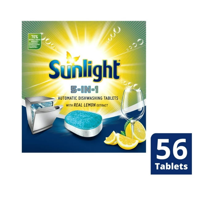 Buy Sunlight Dishw Tablets (6 x 56) in Bulk | Makro Business