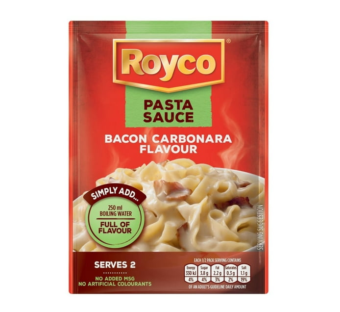 Royco Regular Pasta Sauce Bacon Carbonara (1 x 45g) | Makro