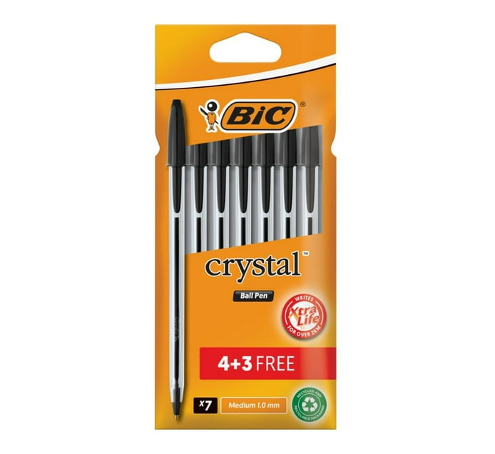 BIC Crystal Xtra Life Ball Pen (7 Pack) | Makro