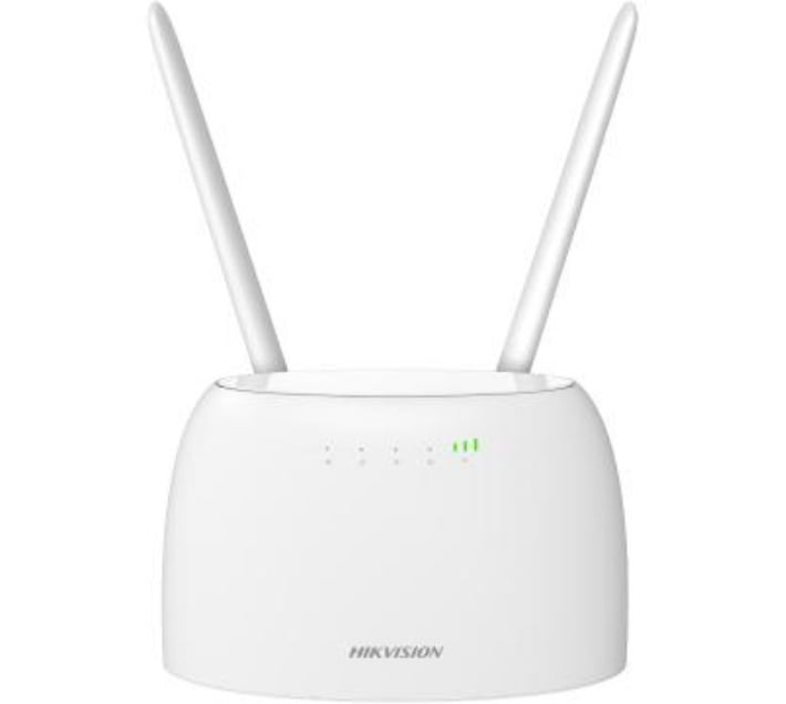 Hikvision AC1200 4G CAT4 Wireless Router Network Switch (White) | Makro