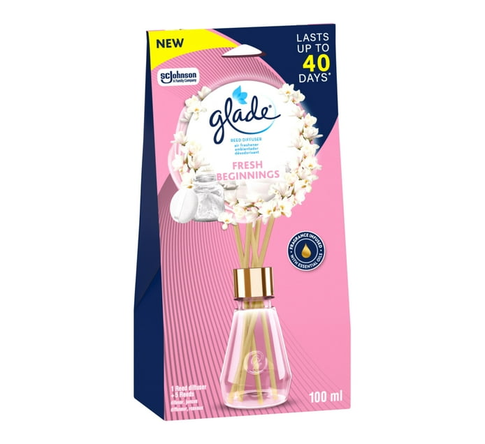 Buy Glade Fresh Beginnings Reed Diffuser Air Freshener 100ml in Bulk ...