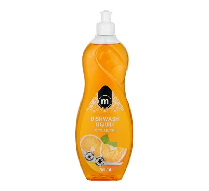 Buy M Antibacterial Dishwashing Liquid (12 x 750ml) in Bulk | Makro ...