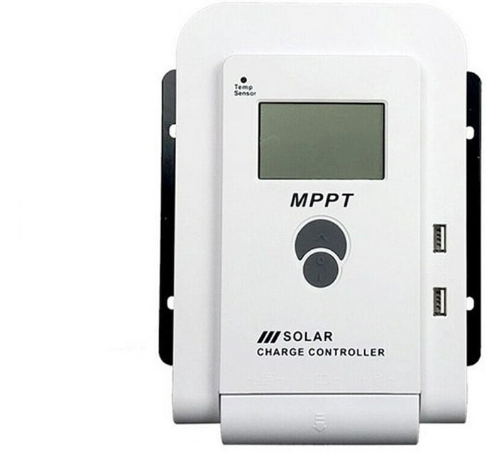 Ashcomonline Solar Charge Controller With LCD Display And Dual USB MPPT ...