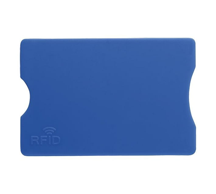 Someone’s in a Makro Plastic Card Holder with RFID protection-Blue Mood