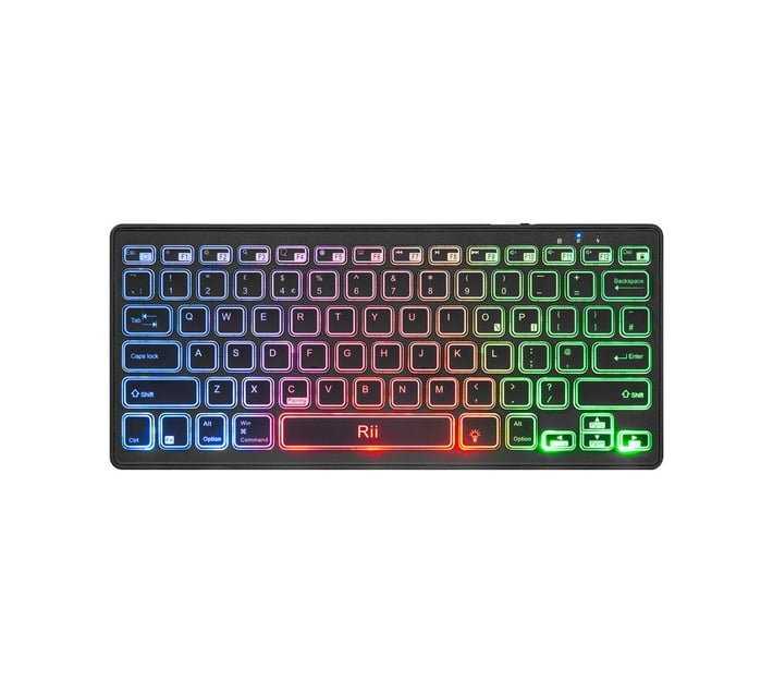 Zoweetek Bluetooth V4.0 Keyboard With Rainbow Backlit (K09) | Makro