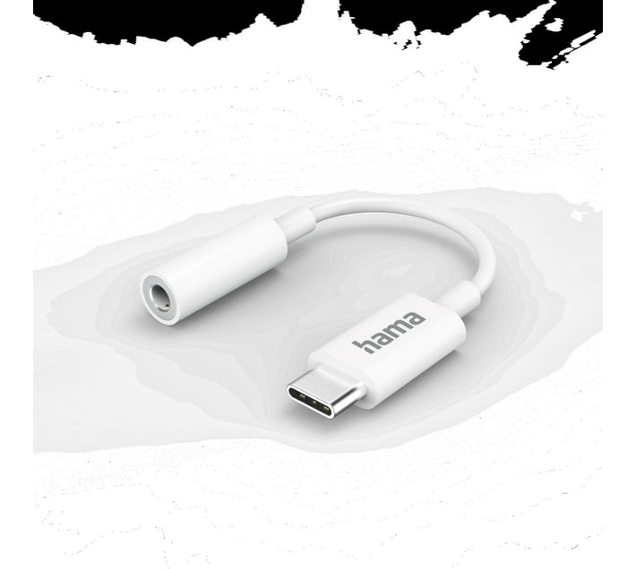 Hama USB Type C To 3.5mm Jack 0.01 m 201524 (Compatible with Computer ...