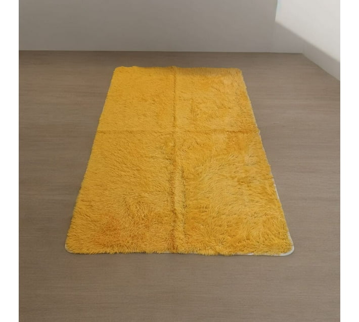 SMTE Yellow Blended Area Rug (150 cm, X 200 cm, Rectangle) | Makro