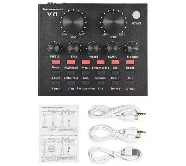 Generic 20 m Original V8 Soundcard Cables V8 Sound Card Audio Interface ...