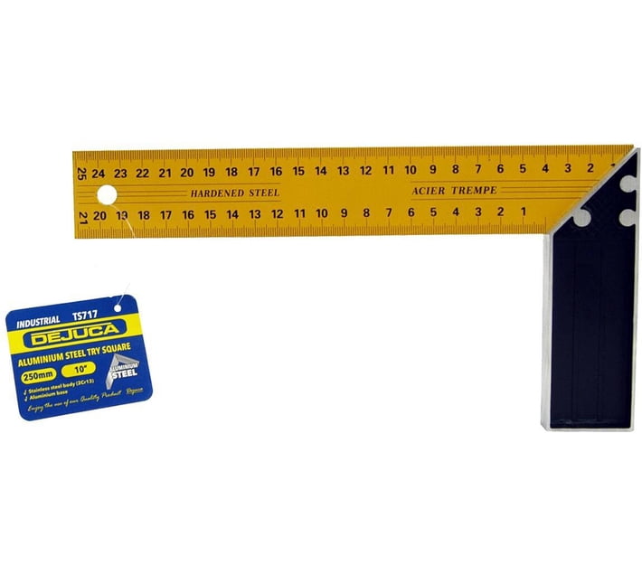 Dejuca Try Square - Steel - 250mm Marking Gauge () | Makro
