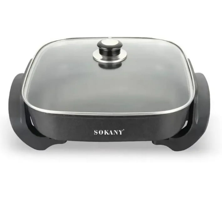 Sokany PHR002074 Pan with Lid 3 L capacity (Stainless Steel, Non-stick ...