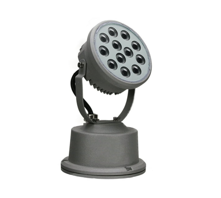 Aluminium Floodlight c/w remote 230V RGB LED | Makro