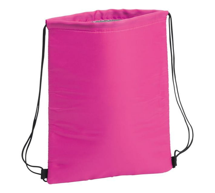 Someone’s in a Makro Nipex Drawstring Cooler Bag-Fuscia Mood