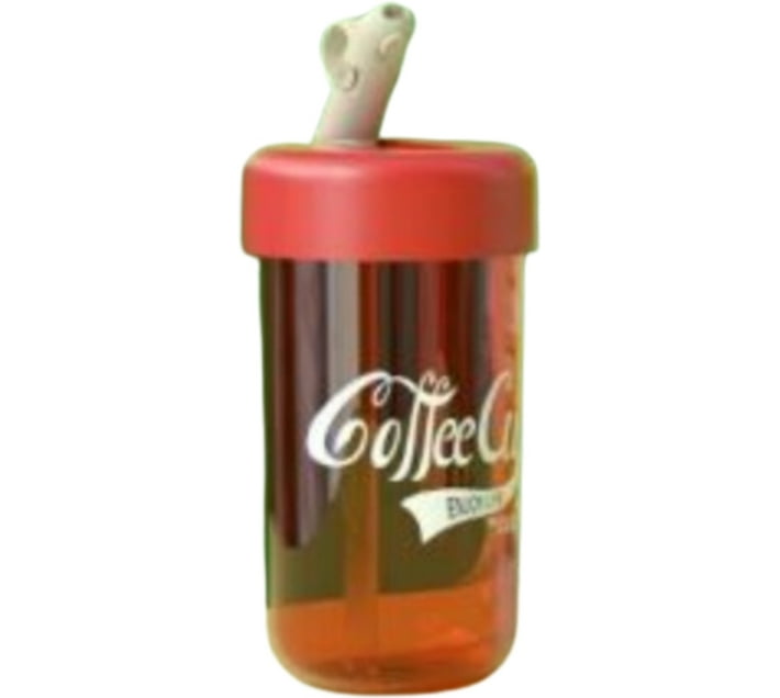 Generic Coffee Water Bottle 450 ml Bottle (Pack of 1, Red) | Makro