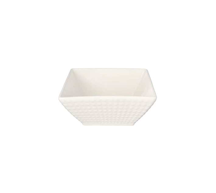 White Square Ceramic Pasta Bowl 16cm | Makro