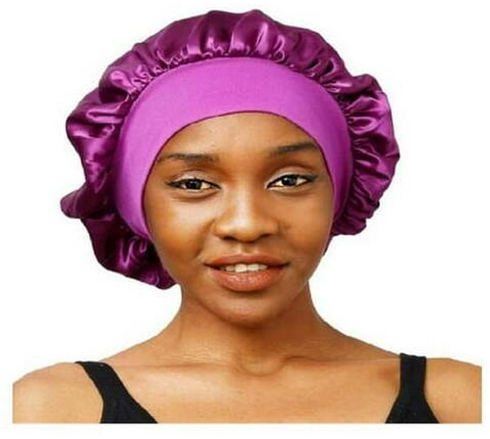 Solid Hair Bonnet Hair Accessory Set (Clear, Purple) | Makro