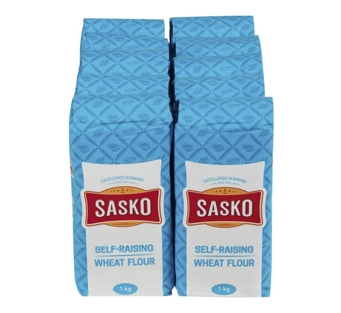 Buy Sasko Self Raising Wheat Flour (10 x 1kg) in Bulk | Makro Business