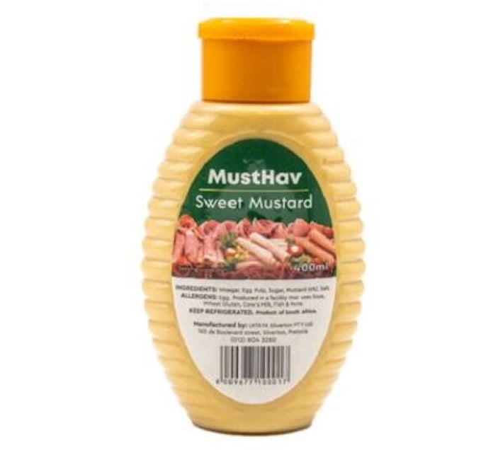 MustHav Mustard withoutseeds 400ml Mustard (400 ml) | Makro