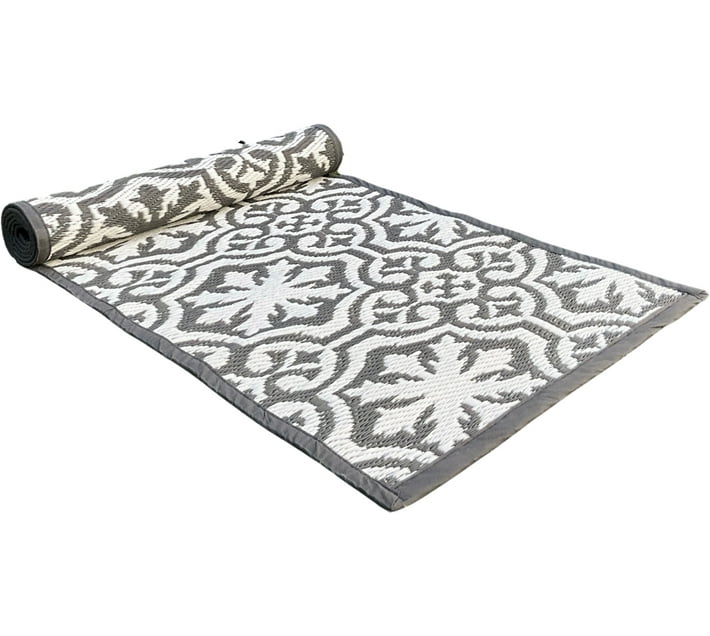 Rug It Up Dark Grey Polypropylene Runner (200 cm, X 60 cm, Rectangle ...