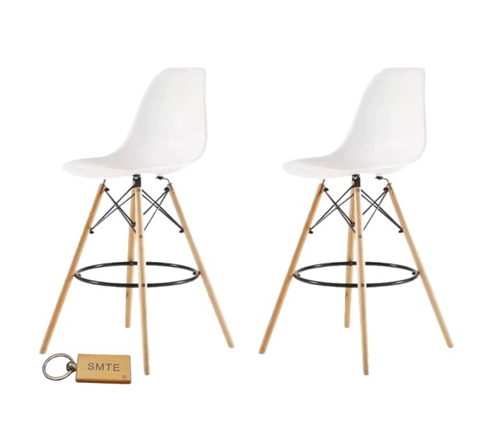 Someone’s in a Makro Modern Style Eiffel Chair Counter Bar Stools Set ...