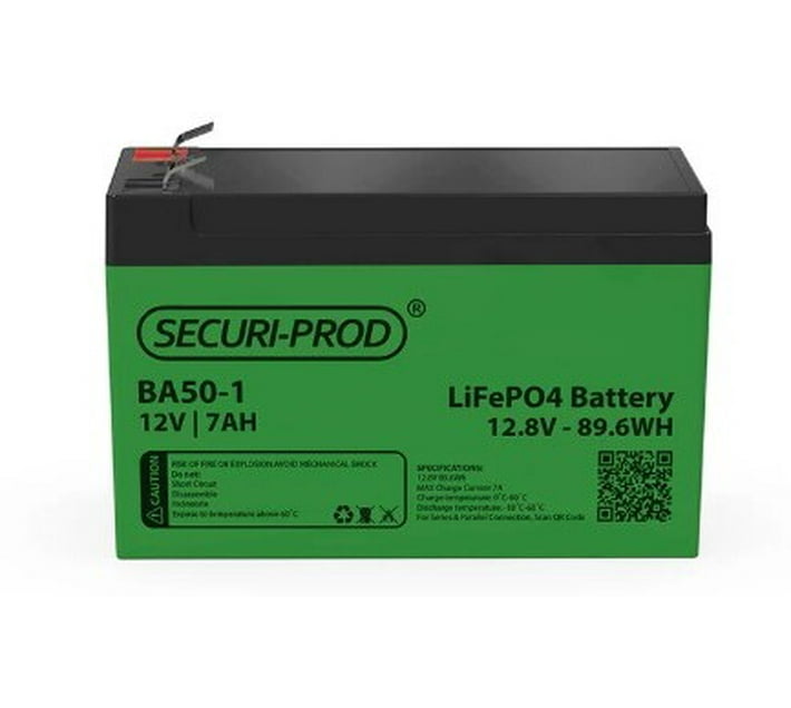 Securi-Prod Lithium Battery 12.8V 7AH Lithium Battery () | Makro
